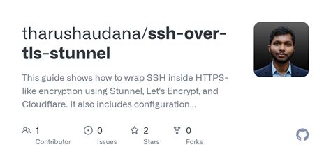 Github Tharushaudana Ssh Over Tls Stunnel This Guide Shows How To Wrap Ssh Inside Like
