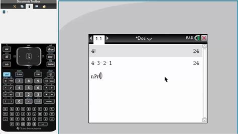 Ti 83 Tutorial Combination Permutation Factorial Youtube