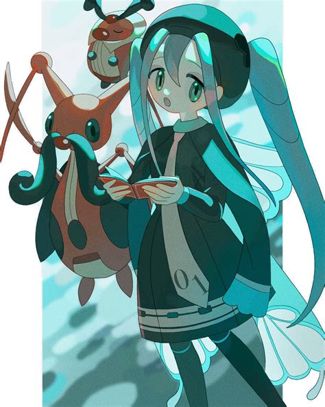 Hatsune Miku Bug Miku Kricketune And Kricketot Pokemon And 2 More