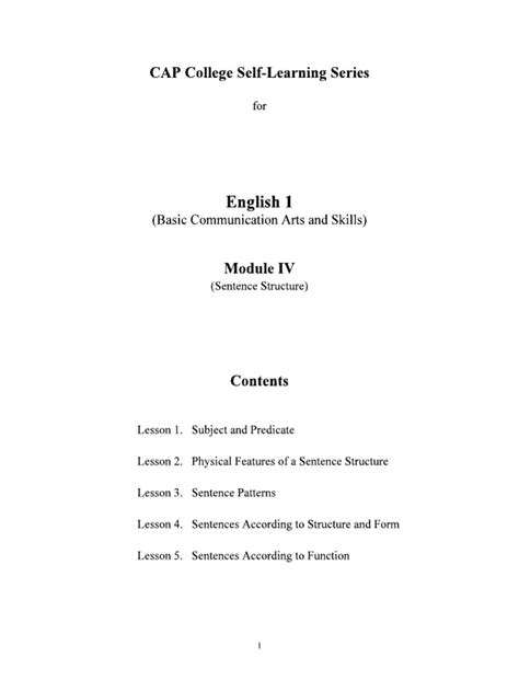 English 1 Module 4 For Uploading Pdf