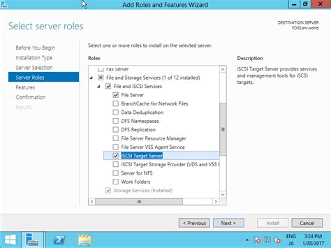 Windows Server 2012 R2 Install Iscsi Target Server World