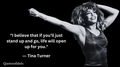 Empowering Quotes By Tina Turner Wisdom From The Queen Of Rock N
