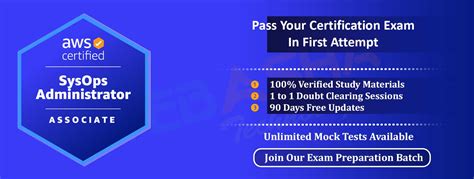 Amazon Aws Certified Sysops Administrator Certification Exam