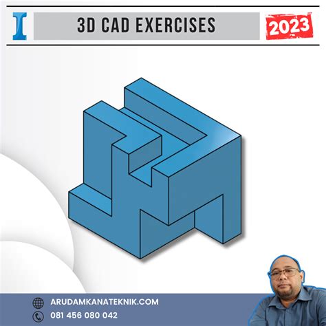 3d Cad Exercises 3 Autodesk Inventor 2023 Arudam Kana Teknik