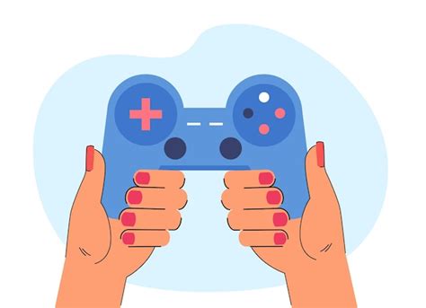 Premium Vector Hands Holding Controller For Video Games