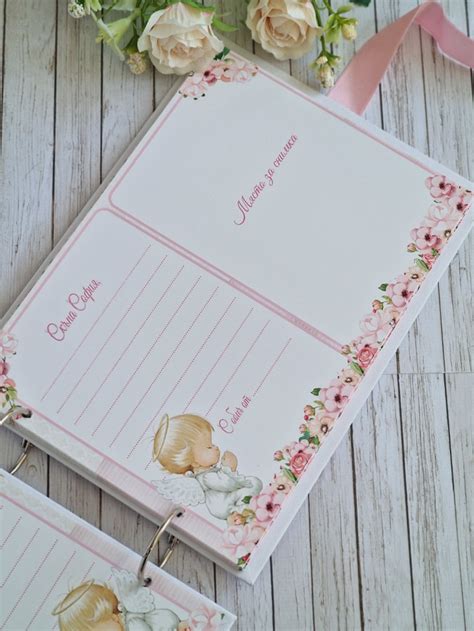 Персонализирана книга за пожелания за Кръщене рожден ден погача юбилей или друг повод