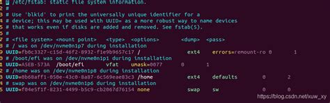 在 linux 中查看已挂载的文件系统类型 永久挂载硬盘nvme 怎么看一个磁盘是不是永久挂载 csdn博客