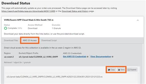 How To Access Data In The Cloud With Earthdata Search Laads Daac