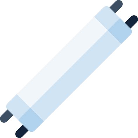 Fluorescent Light Basic Rounded Flat Icon