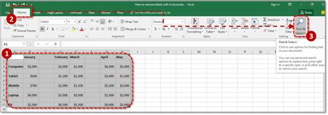 How To Delete Blank Cells In Excel Remove Blank Rows Column