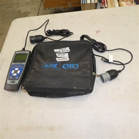 Lot 114 Automotive Diagnostic Tool Kit Otc Spx With Accessories