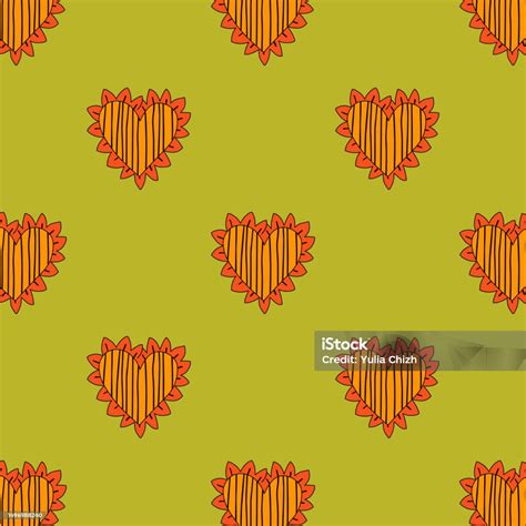 복고풍 사이키델릭 패턴 2월 14일의 하트와 발렌타인 데이 펑키하고 그루비한 하트 모양 장식품 히피 무지개 배경은 좋은