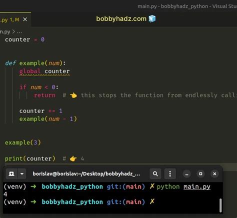 Python Recursionerror Maximum Recursion Depth Exceeded Bobbyhadz