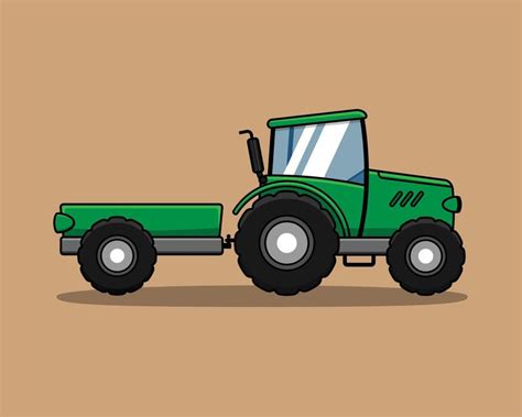 Tractor Top View Vector Art Icons And Graphics For Free Download