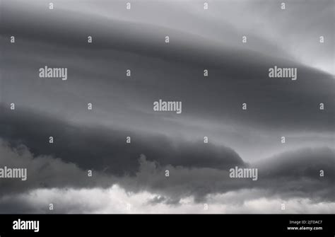 Arcus Cloud Rolling In The Storm Cumulonimbus Cloud Formations On