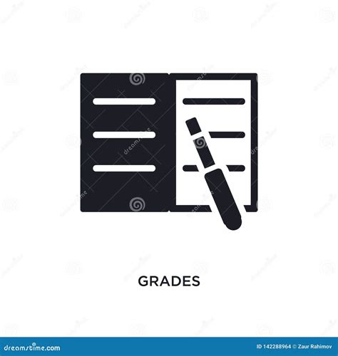 Grades Isolated Icon Simple Element Illustration From E Learning And