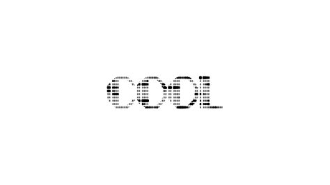 Cool Ascii Animation On White Background Ascii Art Code Symbols With