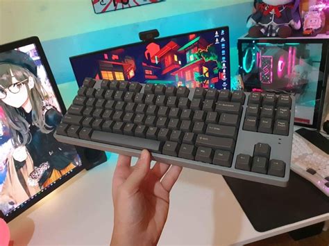 Dark Gray Oem Pbt Keycaps Full Set With Colorful Freebie Keycaps Computers And Tech Parts