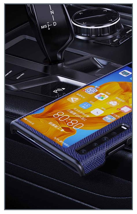 Top Layer Cowhide Leather Hollow Design Protective Case For HUAWEI Mate XS Mate X