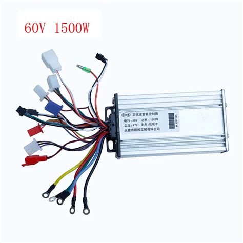 Three Speed Variable Speed Vector Sine Wave Controller 60v 1500w 2000w