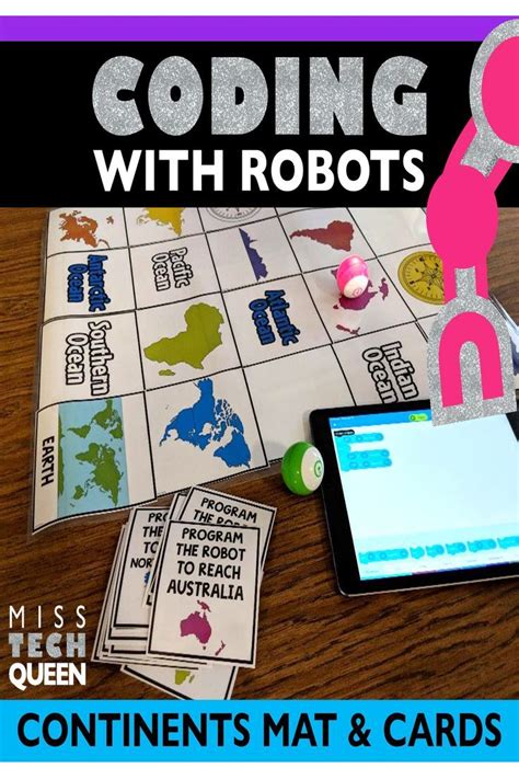 Bee Bot Dash Mouse Sphero Geography Continents Activities Teaching Coding Robot Classroom