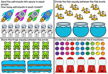 Division Making Equal Groups By Sharing And Grouping By The Worksheet Lab
