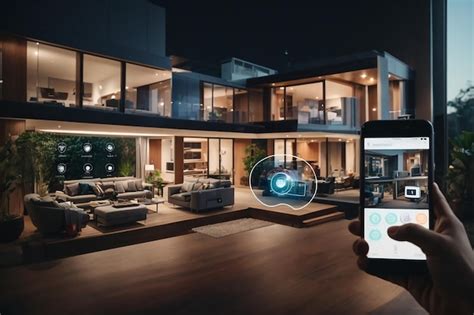 Premium Photo Modern Smart Home Management System Using Augmented Reality Smart Building The