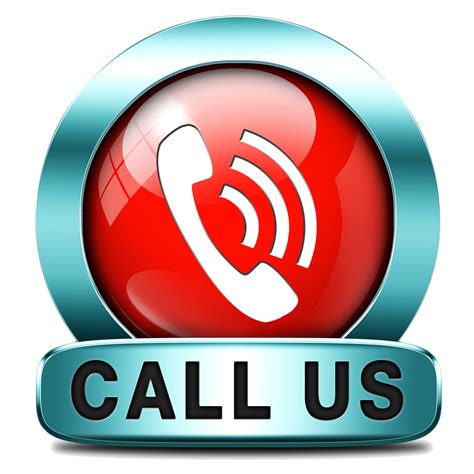 Red Call Button PNG Image