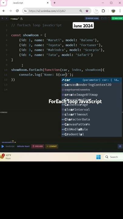 Foreach Loop Javascript Loop Softwareengineer Javascript Shorts