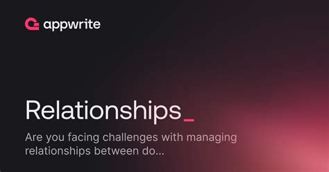 Relationships Threads Appwrite