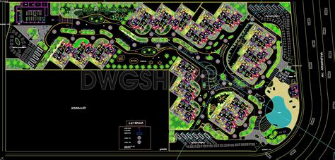 121 Cad Drawing Of The High Rise Apartment Building Complex Planning