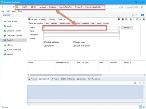 SOLIDWORKS PDM Data Card Archives