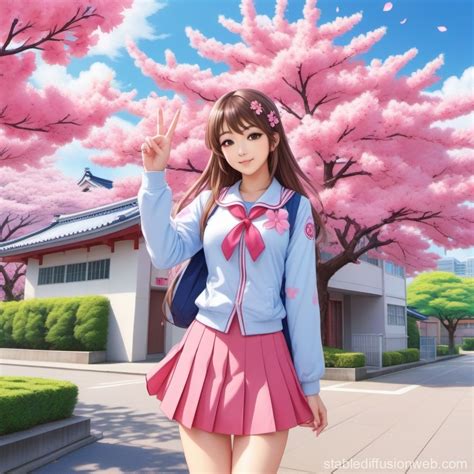 Marin Kitagawa Prompts Stable Diffusion Online