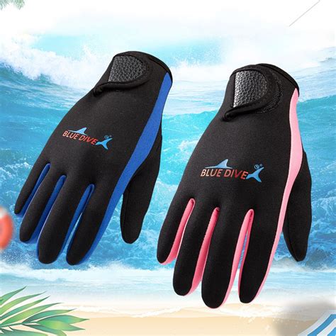 1 5mm Neoprene Swimming Scuba Diving Gloves Anti Slip Cold Proof