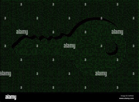 Security Concept Digital Key Made Of Binary Code Stock Photo Alamy