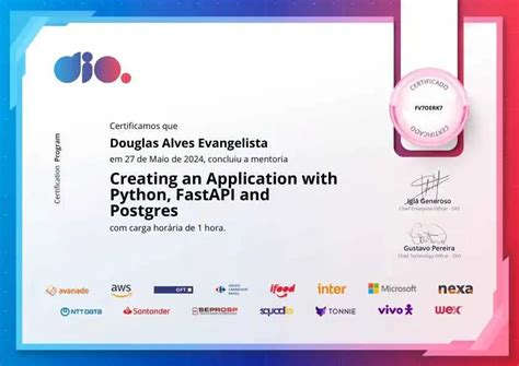 Douglas Alves On Linkedin Creating An Application With Python Fastapi And Postgres