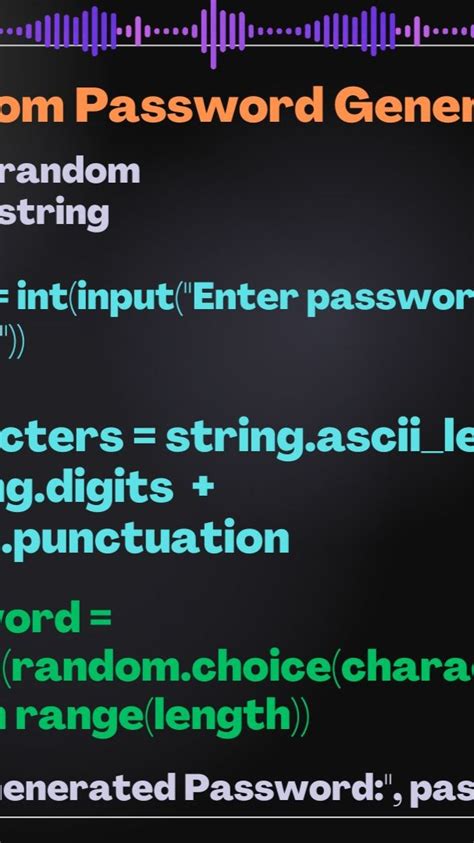 Pythoninterview 🔐 Generate Strong And Secure Passwords With Python 🔐