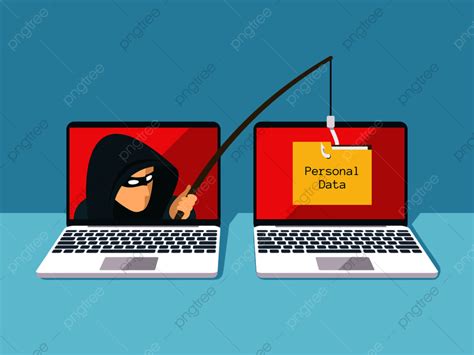 Phishing Scam Vector Hd Images Phishing Scam Hacker Laptop Fraud Hacking Risk Hand Png Image
