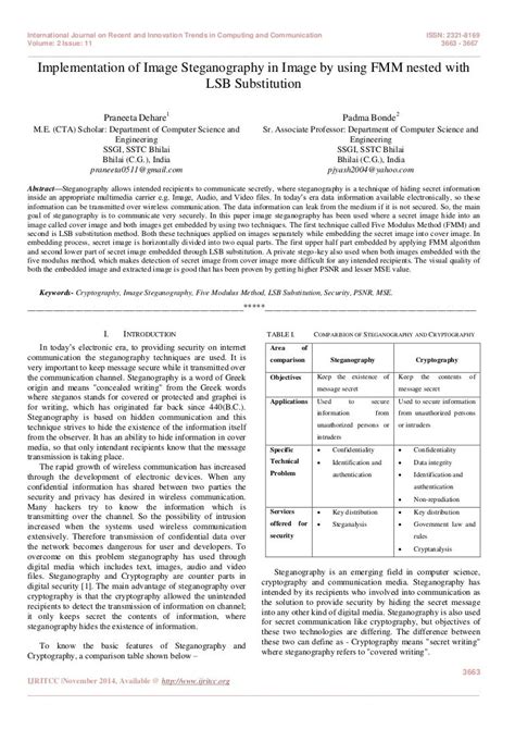 Implementation Of Image Steganography In Image By Using Fmm Nested Wi
