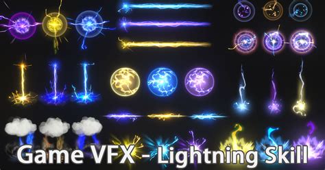 Unity Game Vfx：lightning Effect Collection By Eric Wang Unity Vfx Artist