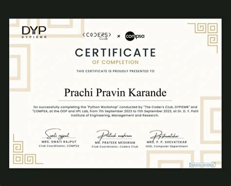 hello guys i just did a python workshop it was arranged by coders club… prachi karande