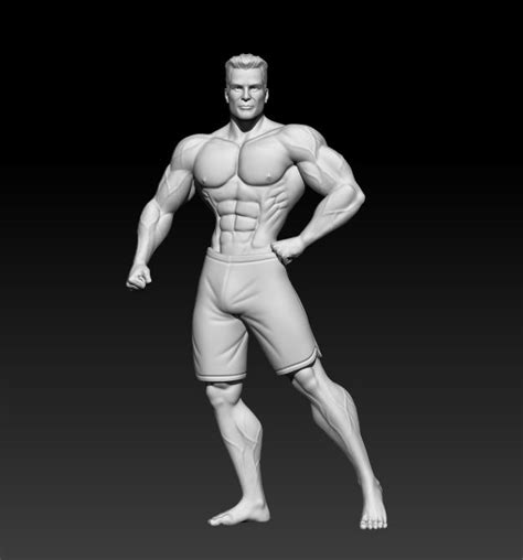 3D STL Model For CNC File Bodybuilder Inspire Uplift Bodybuilding