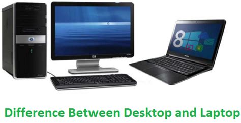 What Is The Difference Between Desktop And Laptop