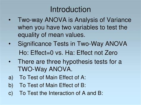 Ppt Two Way Anova In Sas Powerpoint Presentation Free Download Id 906783