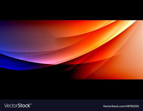 Dynamic Flowing Waves On Gradient Color Background