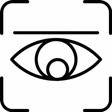 Eye Retina Scanner Scanning Icon Download On Iconfinder
