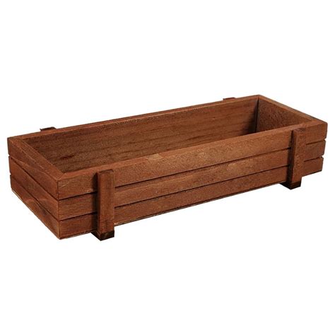 Rectangular Wood Planters