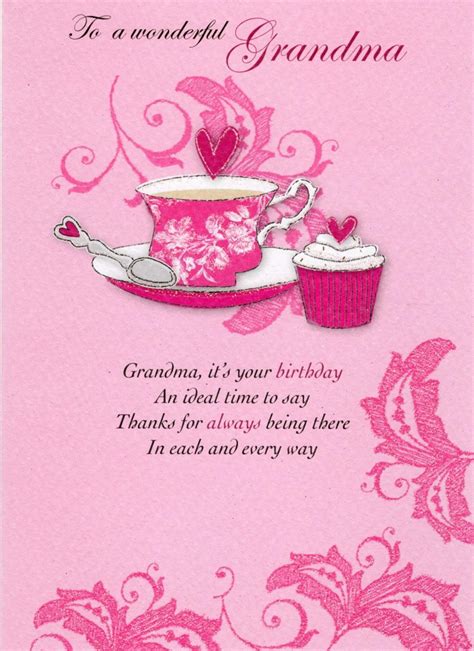 Printable Birthday Cards For Grandma