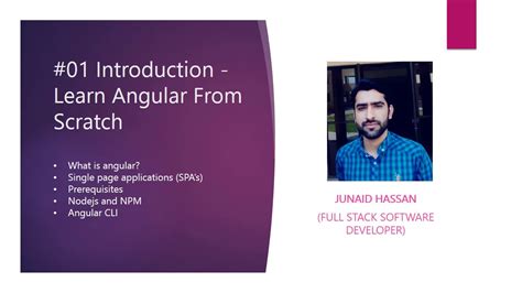 01 Introduction Learn Angular From Scratch With Junaid Hassan