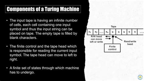 Turing Machine Theory Of Computation Formal Language And Automata Theory Pptx